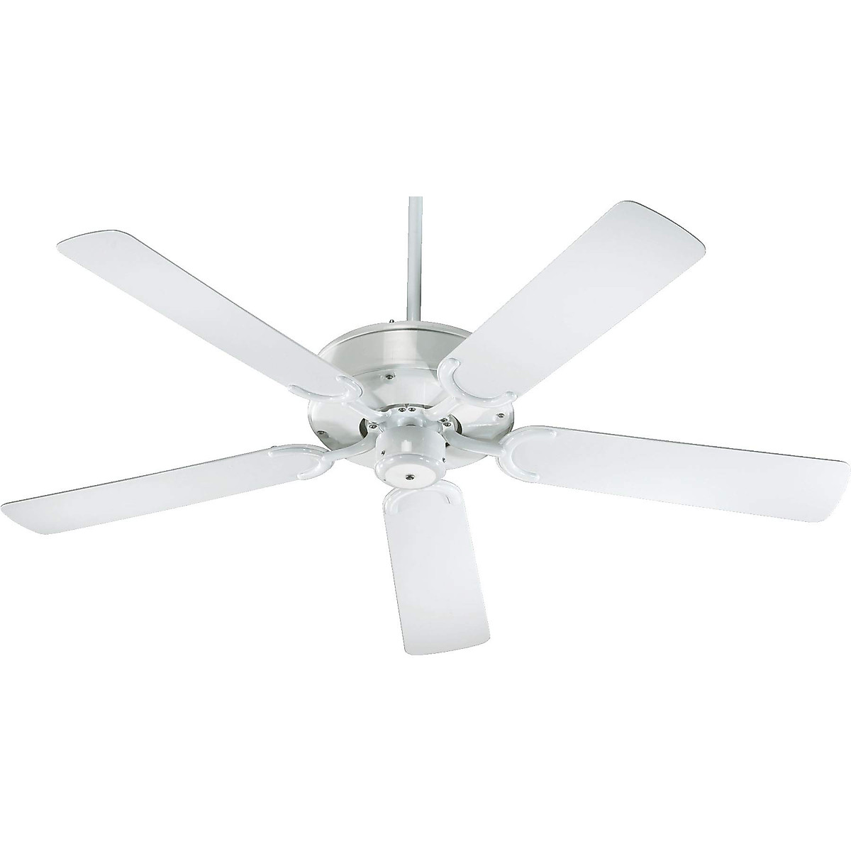 All- Patio Fan in Quorum Home Collection style - 52 inches wide by 13.15 inches high-White Finish