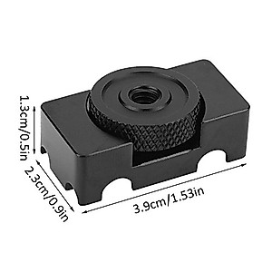 Acouto Camera Cable Lock Clamp Aluminum Alloy Tether DSLR Camera Digital USB Cable Lock Clip Clamp HDMI Protector DSLR Tether Cable Clamp