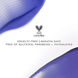 Kristin Ess Hair Purple Shampoo and Conditioner Set for Blonde, Brunette, Silver + Gray Hair, Anti Brass + Yellow Tones, Safe for Color Treated Hair, Sulfate Free Toning Shampoo Conditioner