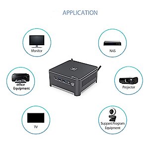 Mini Computer Intel i7-10750H Processors,16GB DDR4 RAM 512GB SSD Mini PC Windows 10Pro, Micro Desktop Computer with HDMI/DP Dual 4K Output Support mSATA Dual Band WiFi 2.4G/5G BT 5.0 Gigabit Ethernet