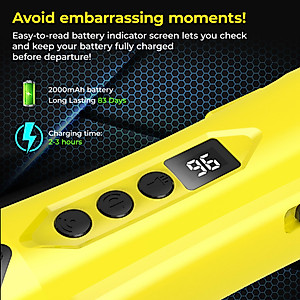 Dog Bark Deterrent Devices, Professional Anti Barking Training & Behavior Aid Ultrasonic Tool - w/ 3X Sonic Emitters 50ft Range, Ultra-Bright LED Flashlight | Alternative to Painful Dog Shock Collar