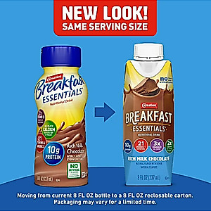 Breakfast Essentials Nutritional Drink | Chocolate Milk Boxes For Kids has 10g Protein, 21 Vitamins | Kid Approved Taste instant breakfast | Rich Milk Chocolate | 8 Fl oz Pack of 6| Every Order is Elegantly Packaged in a Signature BETRULIGHT Branded Box!