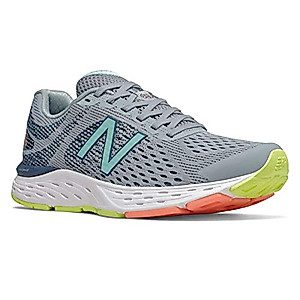 New Balance Women's 680 V6 Running Shoe, Light Slate/Stone Blue, 6.5 M US