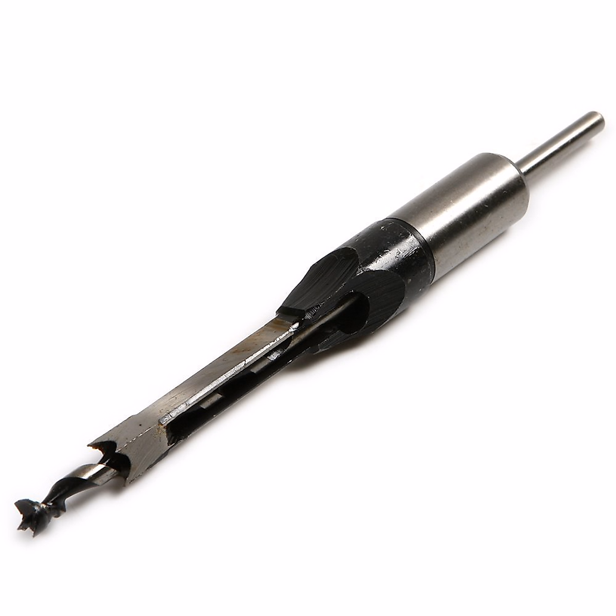 CSLU-Tool 4 Pcs/Set Woodworker Square Hole Drill Bits Saw Wood Mortising Chisel Set, Mortise Chisel (1/4-Inch, 5/16-Inch, 3/8-Inch and 1/2-Inch)