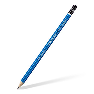 STAEDTLER Mars Lumograph 5B Graphite Art Drawing Pencil, Soft, Break-Resistant Bonded Lead, 12 Pack, 100-5B