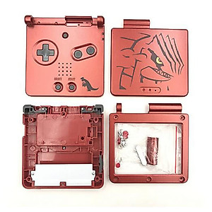 Full Housing Shell Pack Case Cover for GBA SP Gameboy Advance SP Shell Case with Buttons Kit (D)