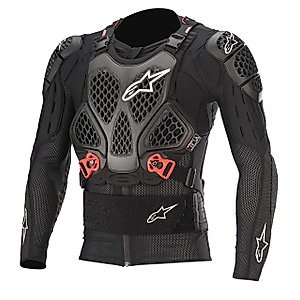 Alpinestars 6506520-13 Bionic Tech V2 Protection Jacket, Black/Red, X-Large
