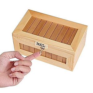 VBESTLIFE Do not Touch Useless Box, Wooden Desk Decoration Box, USB Electronic Box Toy, Surprises Most Leave Me Alone Machine, Stress Relief Toy Gift