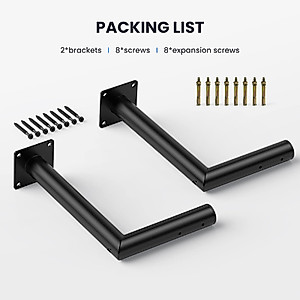 Ueevii Universal Wireless Bridge Bracket Mount/3.8cm Diam Wall-Mounted Mount/Sturdy and Durable/Wildly Used on Outdoor Wireless Bridge,Access Point and Other Scenarios/2-Pack