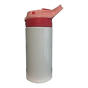 Sublimation Blank Kids Tumbler 12 oz, (Pink/Tulip Pink)
