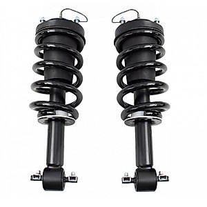 TRQ Front Loaded Shock Strut Spring Assembly LH Driver RH Passenger Side Pair 2pc Set for Chevy GMC Suburban Tahoe Yukon Z95 MagneRide MRC