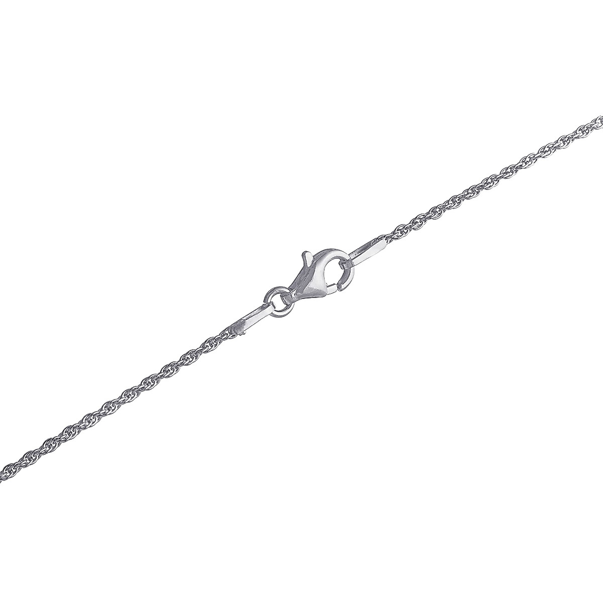 Amazon Essentials Sterling Silver Pressed Flower Multi-Colored Cross Pendant Necklace, 18" (previously Amazon Collection)