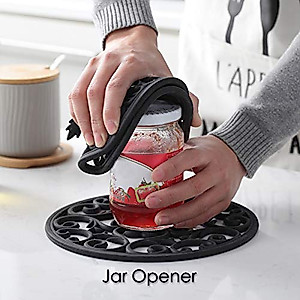 Colinda Silicone Trivet for Hot Dishes, Hot Pot and Pads - Protect Countertop from Hot Pot and Pans Coming Out from the Oven or Stove - Non-Slip & Heat Resistant,Navy Blue,Set of 3