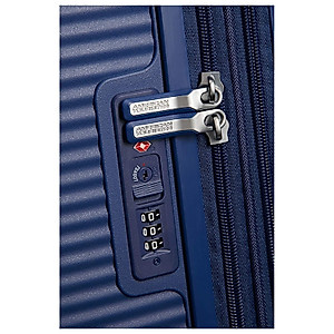 American Tourister Suitcase, Blue (Midnight Navy), Medium (67 cm-81 Litre)