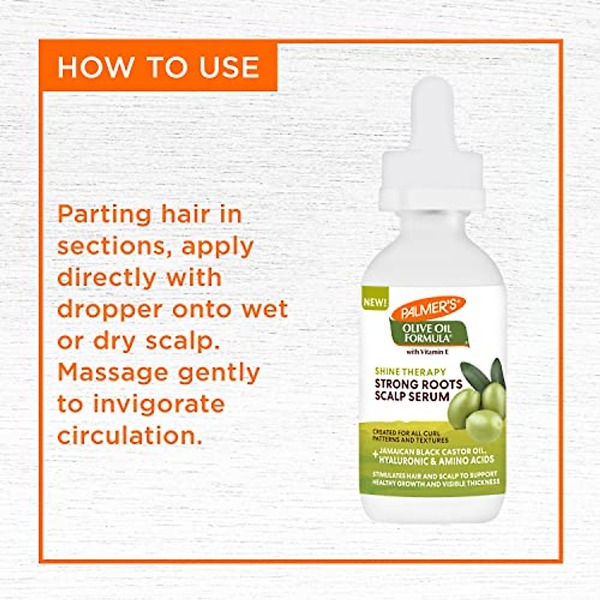 Palmer's Olive Oil Formula Strong Roots Scalp Serum,1.85 fl oz