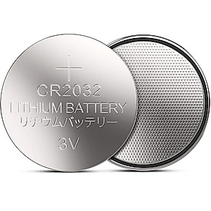 SkoTeRy 100Packs CR2032 Lithium Battery 3V cr2032 Coin Cell 230mAh Bulk