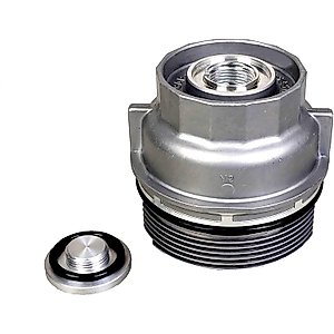 FOKES Oil Filter housing Cover,Compatible with Toyota 4Runner Avalon Camry Fj Cruiser Highlander RAV4 Sienna Tacoma Tundra Venza more. Replace 15620-31060 1562031060 15643-31050(All Aluminum)