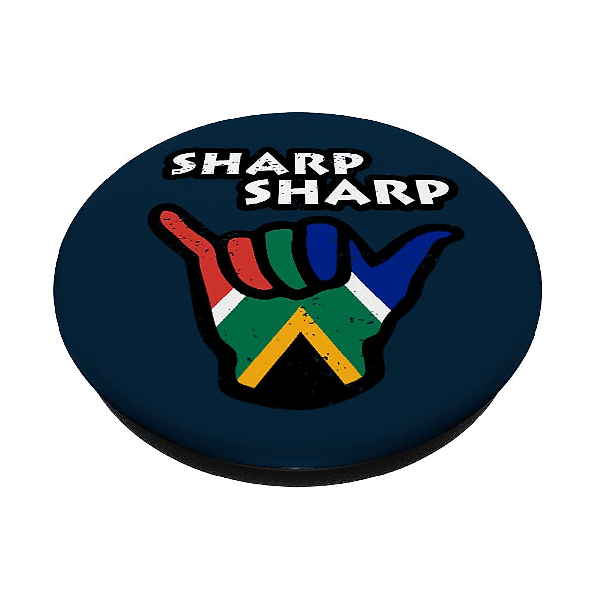 South Africa Sharp Sharp Hand Sign South African Flag PopSockets PopGrip: Swappable Grip for Phones & Tablets