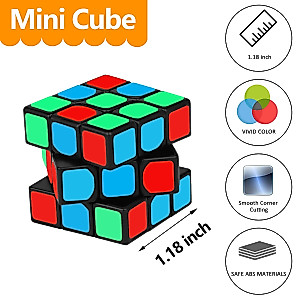 Mini Cube 20 Pack Magic Cube, Puzzle Party Favors for Kids Party Puzzle Game Toys Classroom Rewards & School Prize for Students, Stress Relief Toys Goody Bag Filler Birthday Gift
