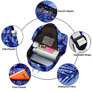 Natayoo Water Resistant Laptop Backpack College Backpack for Women with USB Charging Port and and Headphone Interface, Casual Daypack