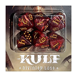 Impressions Kult: Divinity Lost: Dice Set (Inferno Edition) - 6 Piece Dice Set