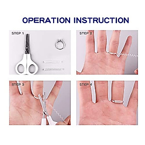 Ring Size Adjuster for Loose Rings - 60Pack, 2 Styles, Ring Guard, Ring Sizer, 10 Sizes Fit for Man and Woman Ring