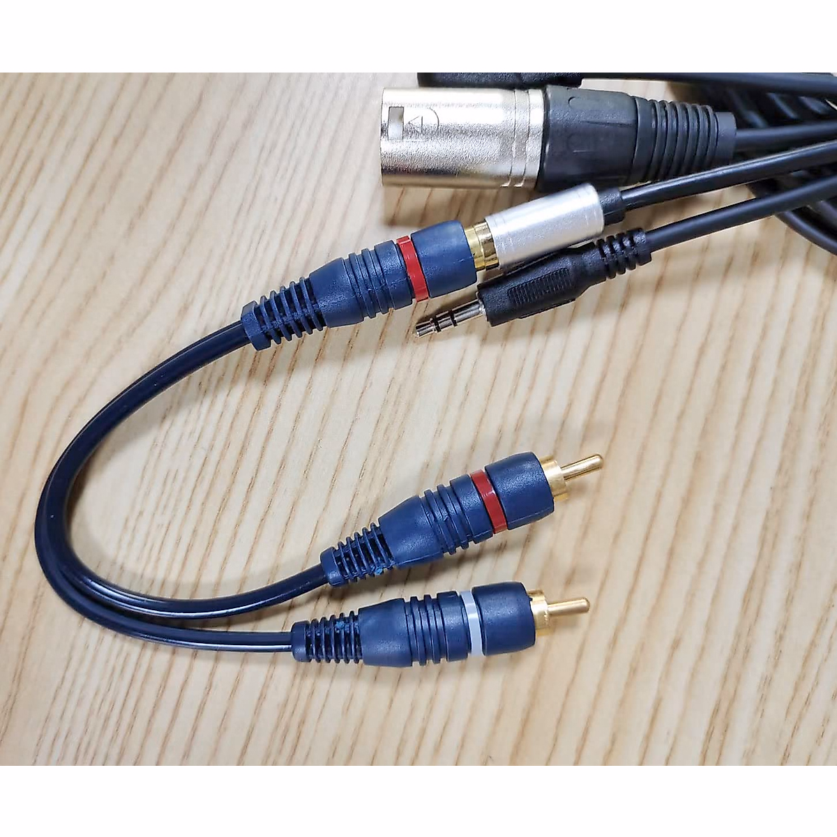 Firefly DJ "Genius Audio Splitter Cable - Mic-Enabled Universal Analog Output for Smartphones, Tablets and laptops