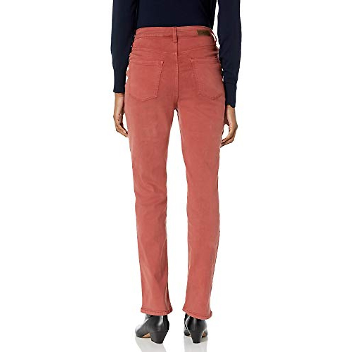 JAG Jeans Women's Olivia Ultra High Rise Straight Pant, Red Rock, 2