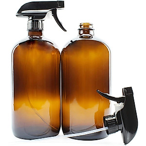 Cornucopia Brands 3-Setting Mist Spray & Stream Sprayer Replacement Parts (6-Pack); Fits Standard 8oz / 16oz Boston Round 28/400 Neck Bottles