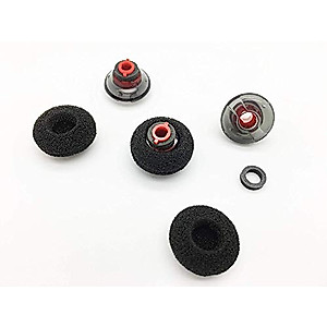 AvimaBasics Voyager 5200 Ear Tips - 3 Pcs Premium Replacement Earbuds Eartips Eargels & Foams Set for Plantronics Voyager 5200 5220 Wireless Bluetooth Headsets (Large Size)