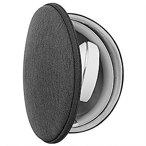 Geekria Shield Headphones Case Compatible with Beats Studio 3 Wireless, Studio 2, Solo Pro Headphones Case, Replacement Hard Shell Travel Carrying Bag with Cable Storage (Dark Grey)