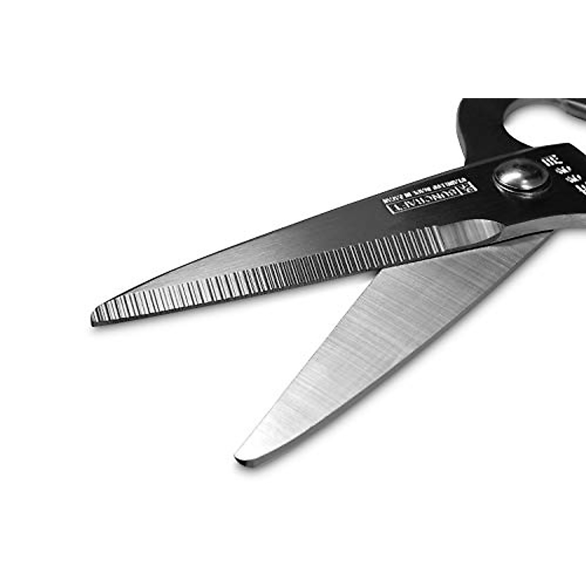 Seki Japan Multifunctional Kitchen Scissors, Stainless Steel Blade Soft Grip Shears for Left-handed