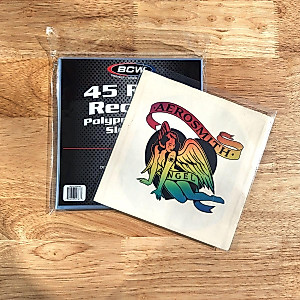 BCW 4 Mil Record Sleeves (7 Inch) | Clear Polypropylene Vinyl Album Protectors for 45 RPM | Archival Quality, Acid-Free Design | Premium Outer Sleeves for Storage of Your Vinyl Collection