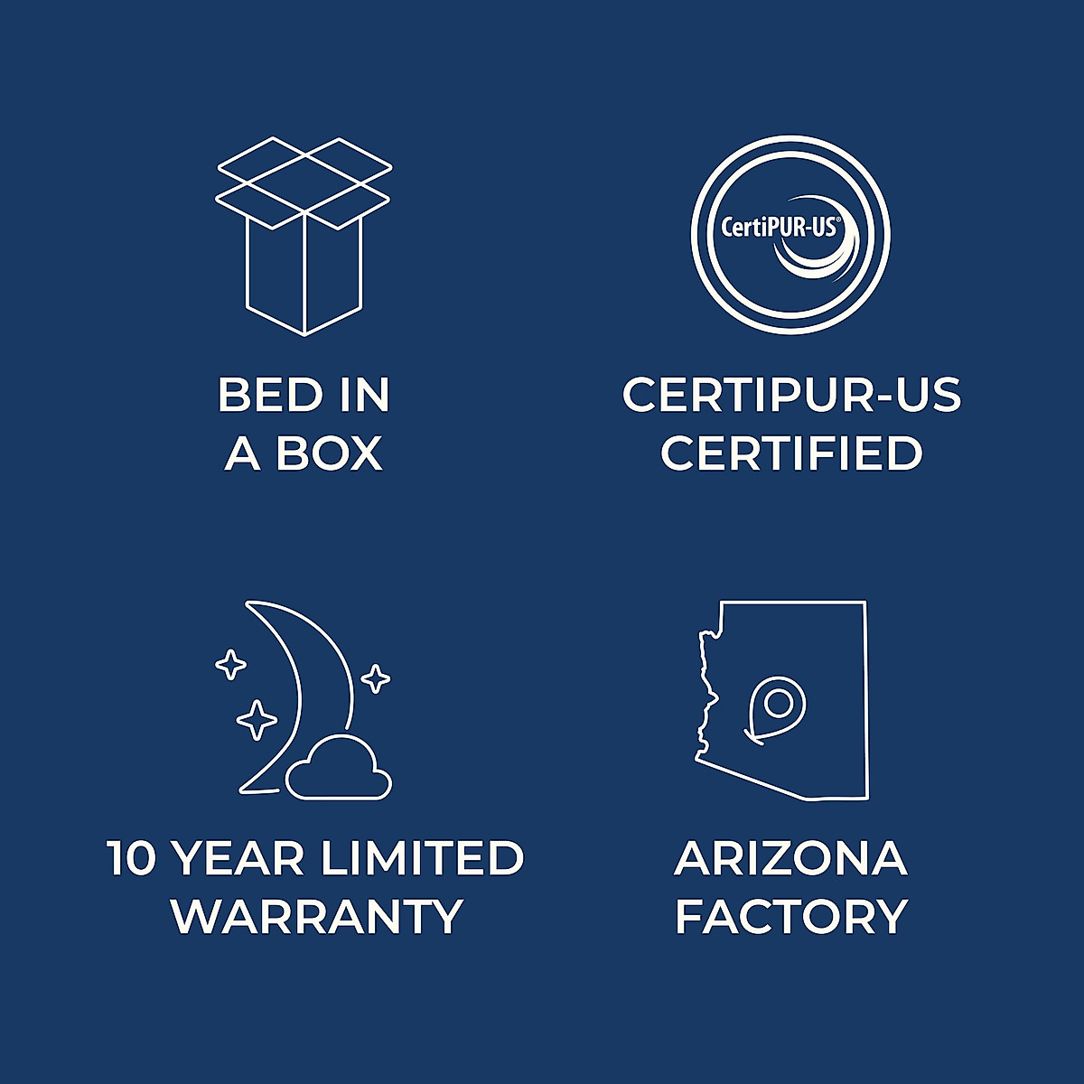 Brooklyn Bedding Select 8" Gel Memory Foam Hybrid Mattress, Twin