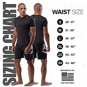 Anthem Athletics Hyperflex 9 Inch Men's Workout Shorts - Zipper Pocket Short for Running, Athletic & Gym Training - Black Onyx G2 - Large