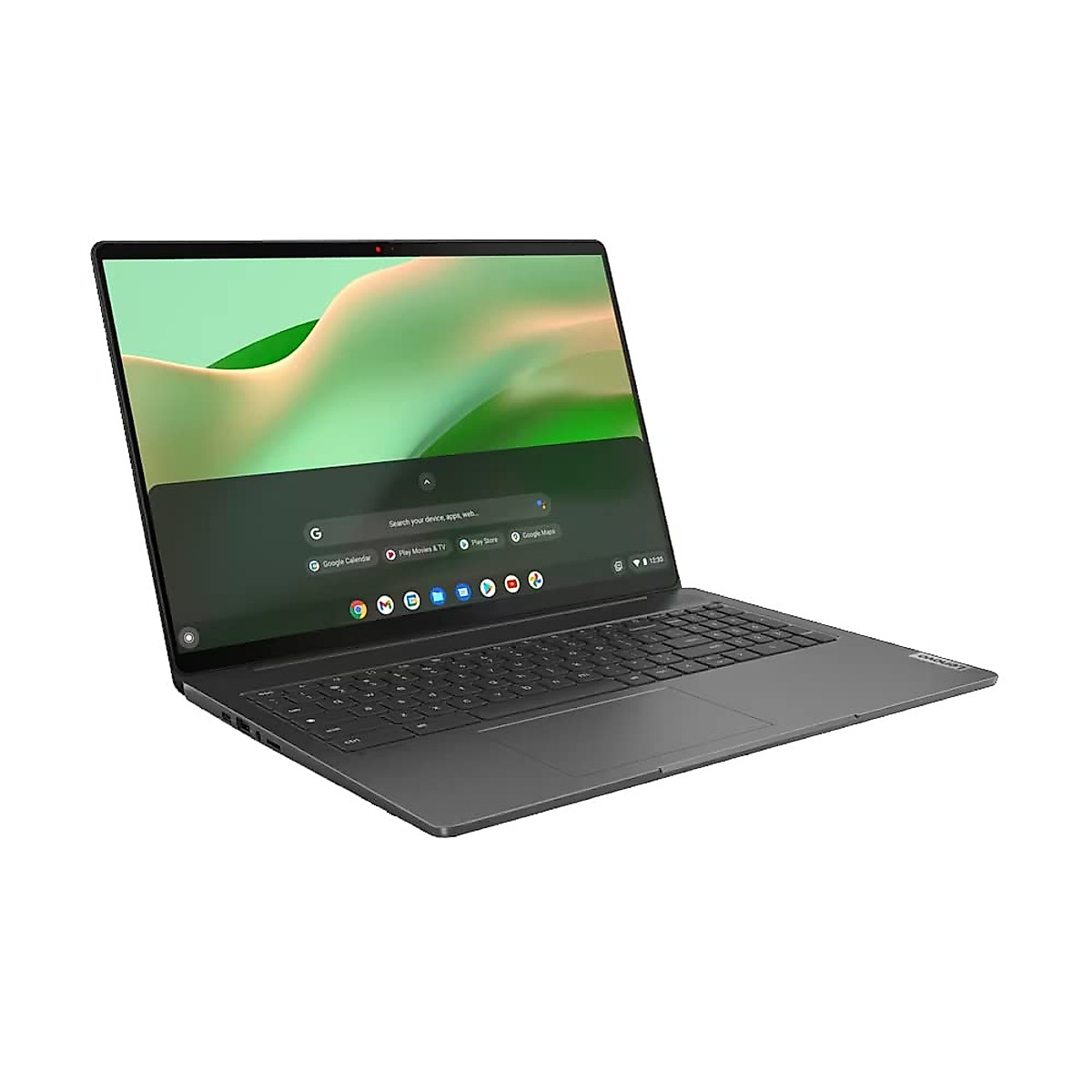 Lenovo IP 5 Chrome | 16" 2.5K 120Hz Gaming Chromebook | Core i3-1215U | 8GB RAM | 128GB eMMC 5.1 | FHD Camera | RGB Backlit Keyboad | Wi-Fi 6 + Bluetooth 5.3 | Storm Grey | Chrome OS (Renewed)
