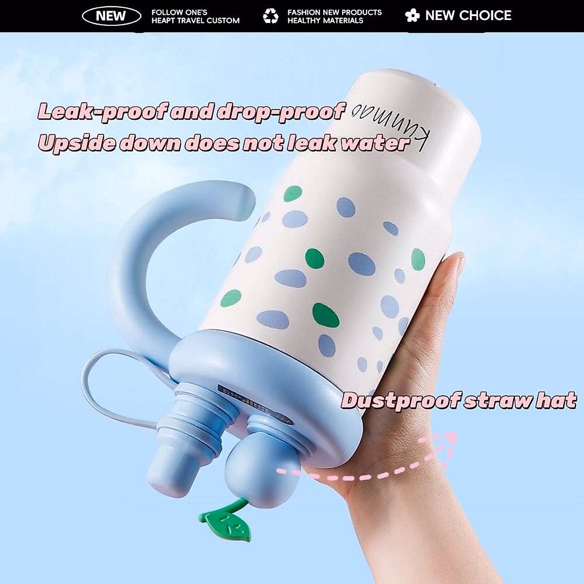 GPPYMX Large Capacity Insulated Tumbler with Lid and Straw，316 Stainless Steel Leakproof Insulated Cup ，27oz Iced Travel Coffee Mug for Ice Drink and Hot Beverage (Silver)