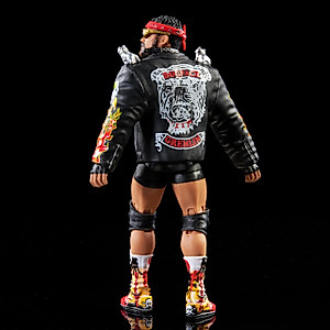 Mattel WWE Elite Collection Action Figure & Accessories, Series #104 Rick Steiner 6-inch Collectible with 25 Articulation Points & Swappable Hands
