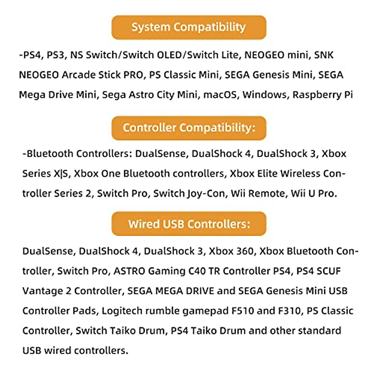 Mayflash Magic-S PRO 2 Wireless Bluetooth Controller USB Adapter for PS4/Switch/Windows/macOS/Raspberry Pi Compatible with Xbox Series X/S Controller/Xbox One Bluetooth/PS5 and More
