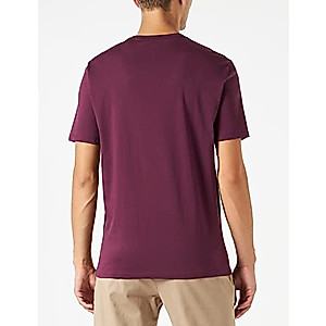 A|X ARMANI EXCHANGE Men's Silky Large Logo T-Shirt, Grape Wine, S