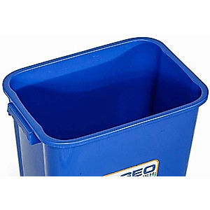 ZCM Trash Can Multifunctional Rubbish Bin Outdoor，Household Multifunction High Capacity Trash Can Plastic Trash Can No Cover Trash Can Garbage Bin 25L for Rubbish(Color:Red)