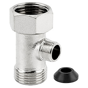 Bidet T Adapter, 3 Way Adapter or Tee Connector (15/16″ x 15/16″ x 9/16″ or 7/8″ x 7/8″ x 3/8″), Bidet Attachment for Toilet