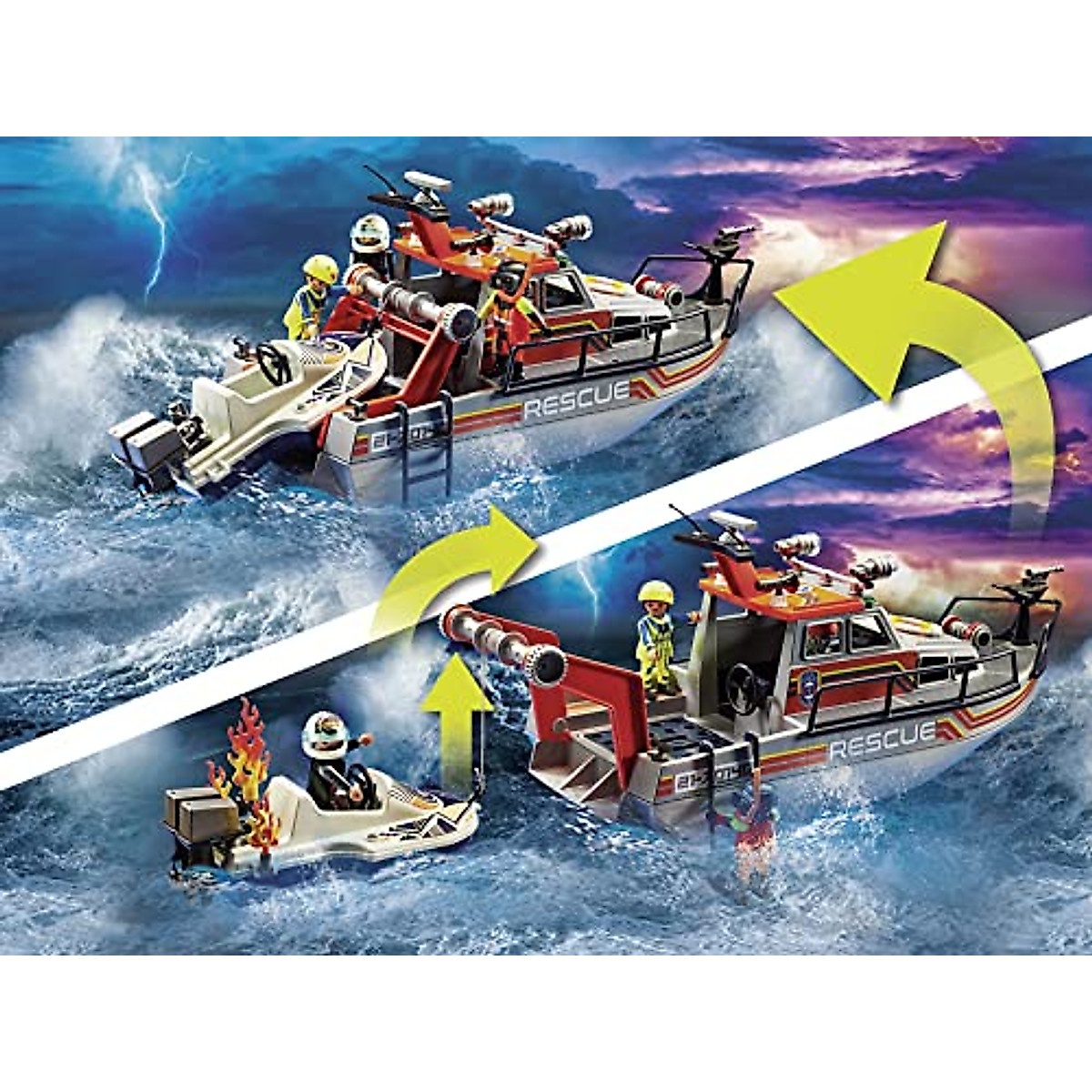 Playmobil Fire Rescue with Personal Watercraft