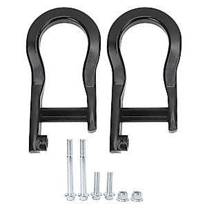 Front Tow Hook, Pair Front Tow Hooks Black Heavy Duty Bow Shackles 84072463 Compatible with 23236699 19159115