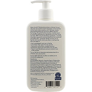 CeraVe Daily Moisturizing Lotion | 12 Ounce | Face & Body Lotion for Dry Skin with Hyaluronic Acid | Fragrance Free