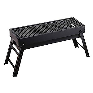 CZDYUF New Large BBQ Barbecue Grill Folding Portable Charcoal Outdoor Camping Picnic Burner Foldable Charcoal Camping Barbecue Oven