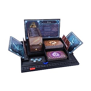 3D Vikings Gloomhaven Player Dashboards with HP/XP Slide Tracker, Black, Pack of 4