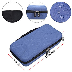Aproca Hard Storage Travel Carrying Case for SmartLab Toys Squishy Human (Blue)
