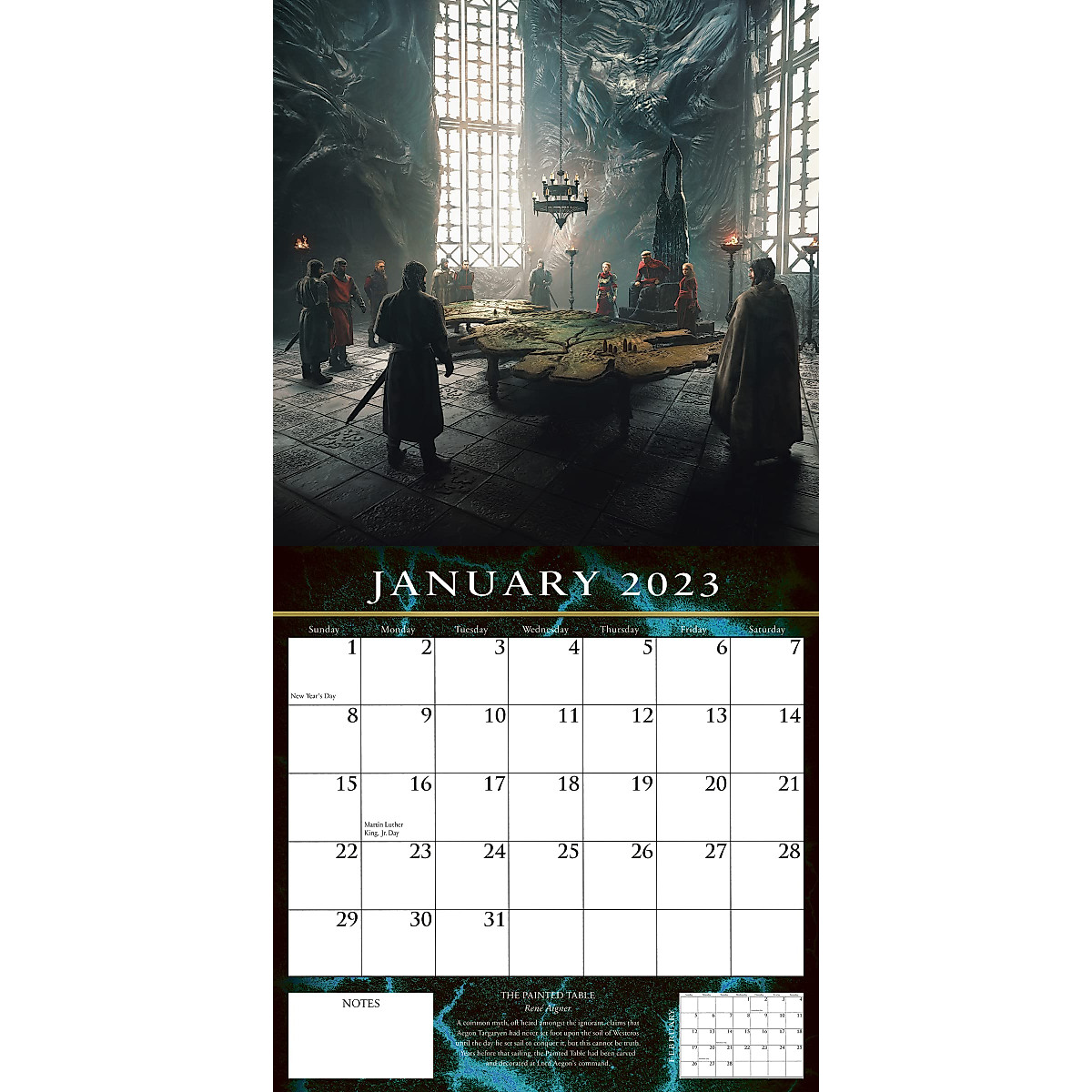 The World of Fire & Blood 2023 Calendar