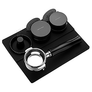 Normcore Espresso Tamping Station I Espresso Tamping Mat I Coffee Tamper Mat I Espresso Accessories Tool for Baristas I Food Grade Non-Slip Silicone I 9.5 Inch x 7.5 Inch